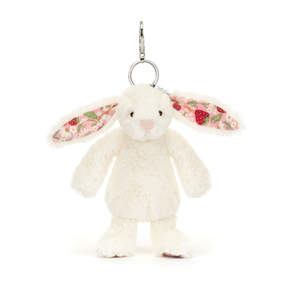 Jellycat Bashful Cream Berry Bunny Bag Charm - babyandme.ca – babyandme.ca Kelowna Store