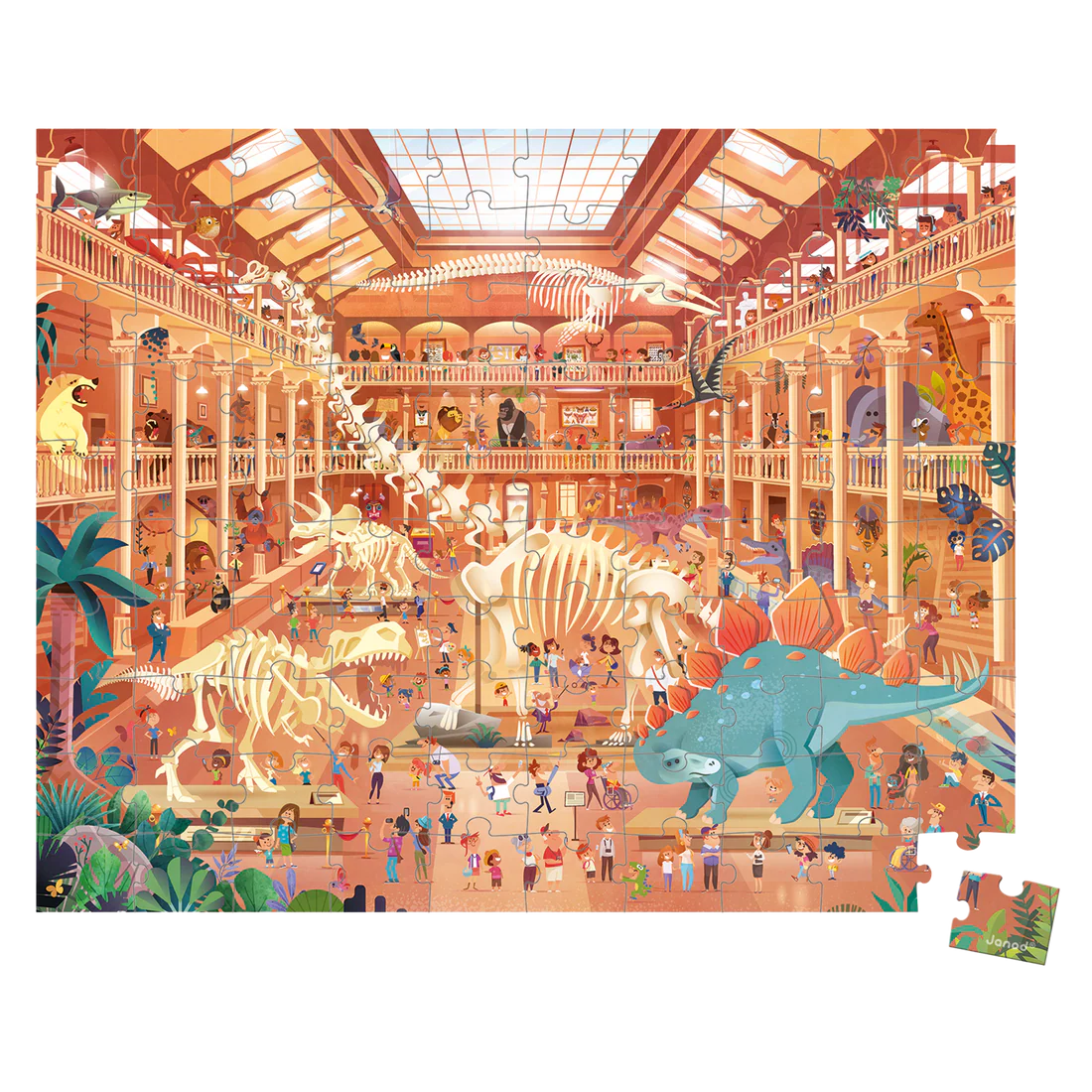 Janod 100 Piece Puzzle (Natural History Museum) - babyandme.ca ...