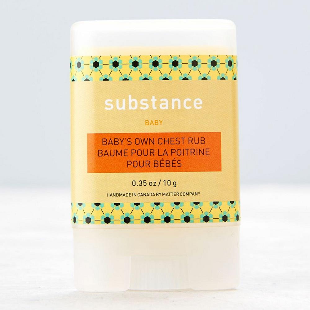 Substance Baby's Own Chest Rub - babyandme.ca – babyandme.ca Kelowna Store